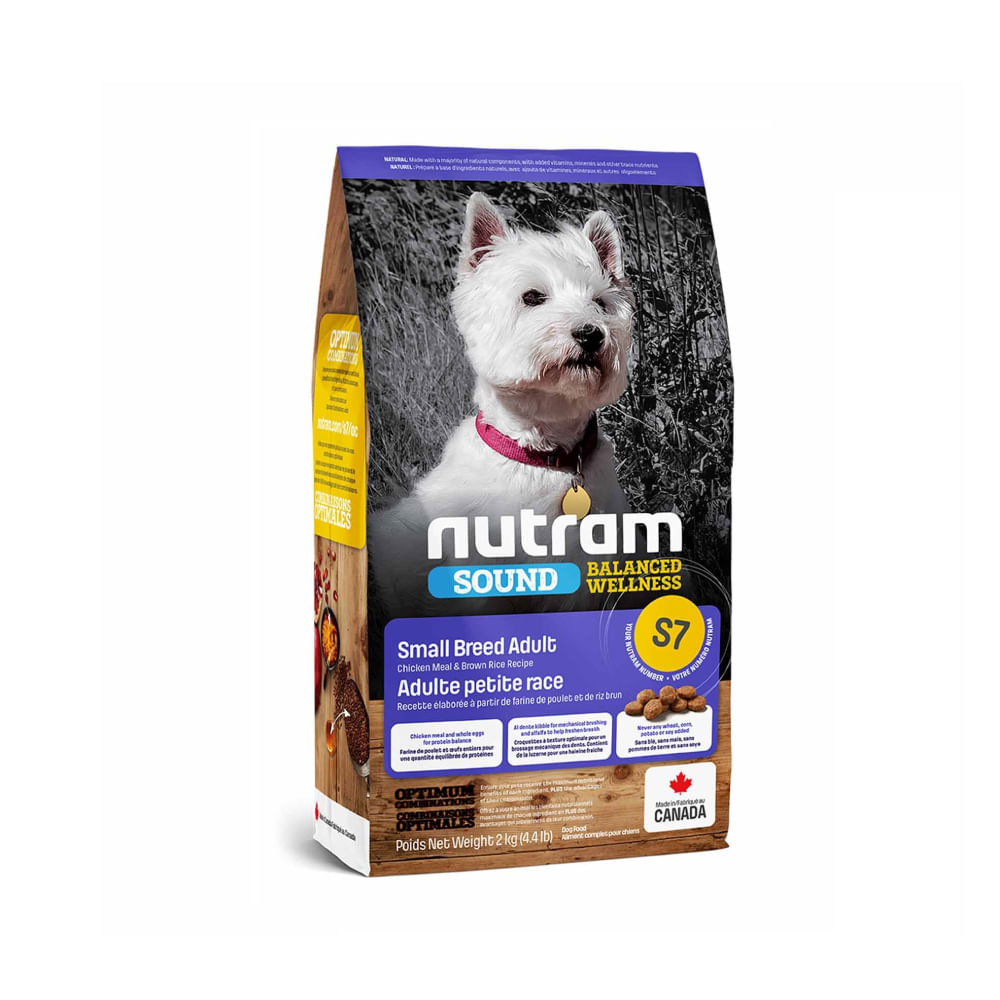 Nutram S7 Sound Small Breed Adult Dog 2 Kg | Adulto