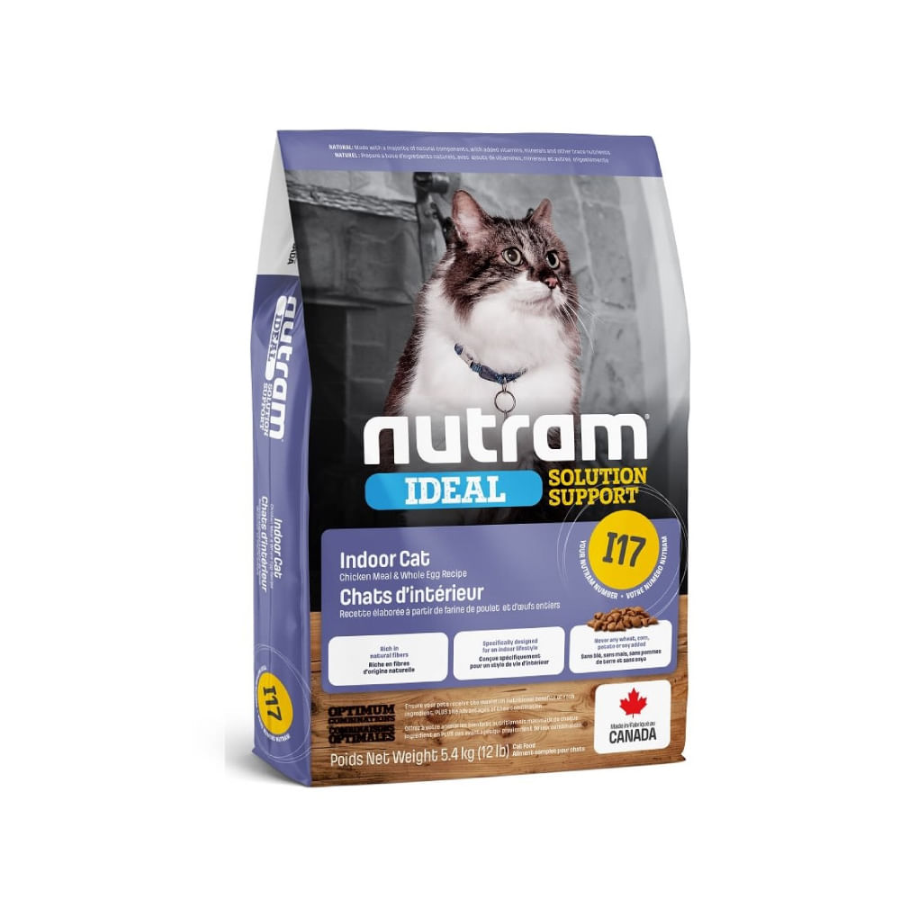 Nutram I17 Ideal Indoor Cat 5.4 Kg