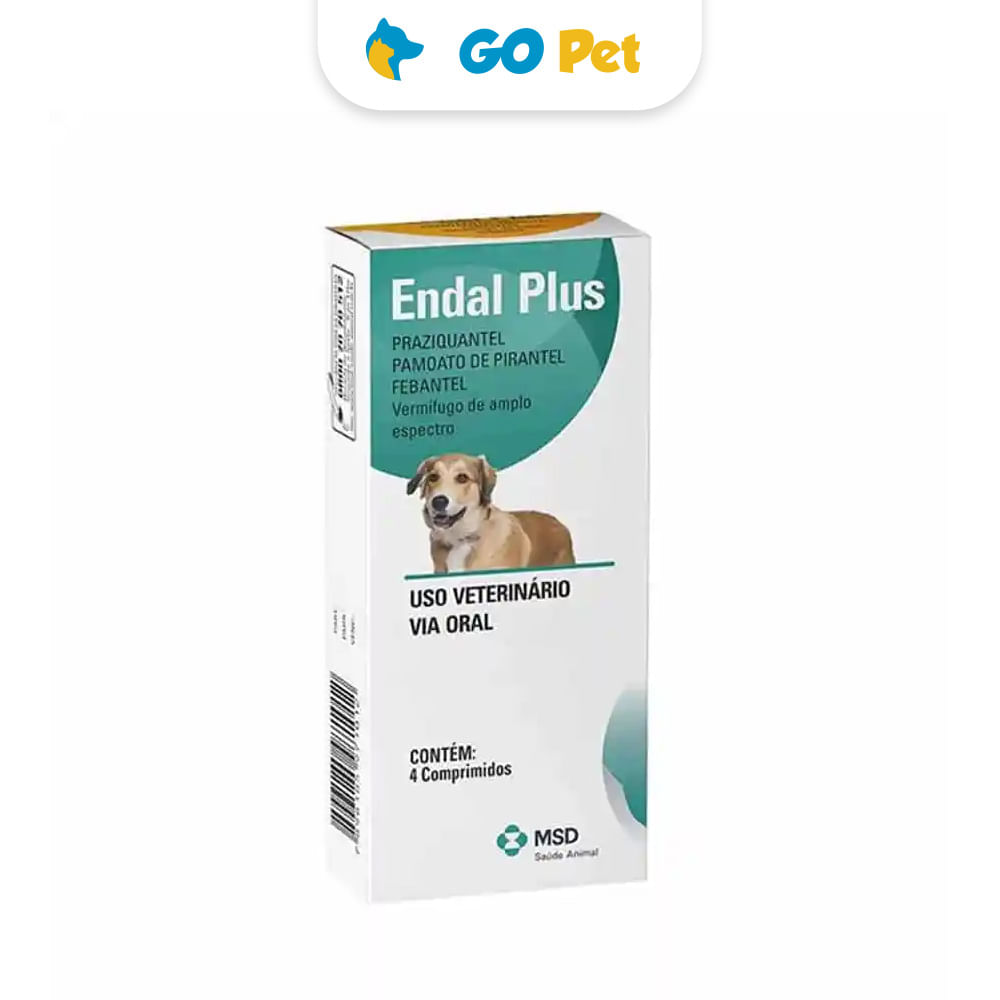 Endal Plus Antiparasitario - Caja X 4 comprimidos- Tienda Go Pet Online