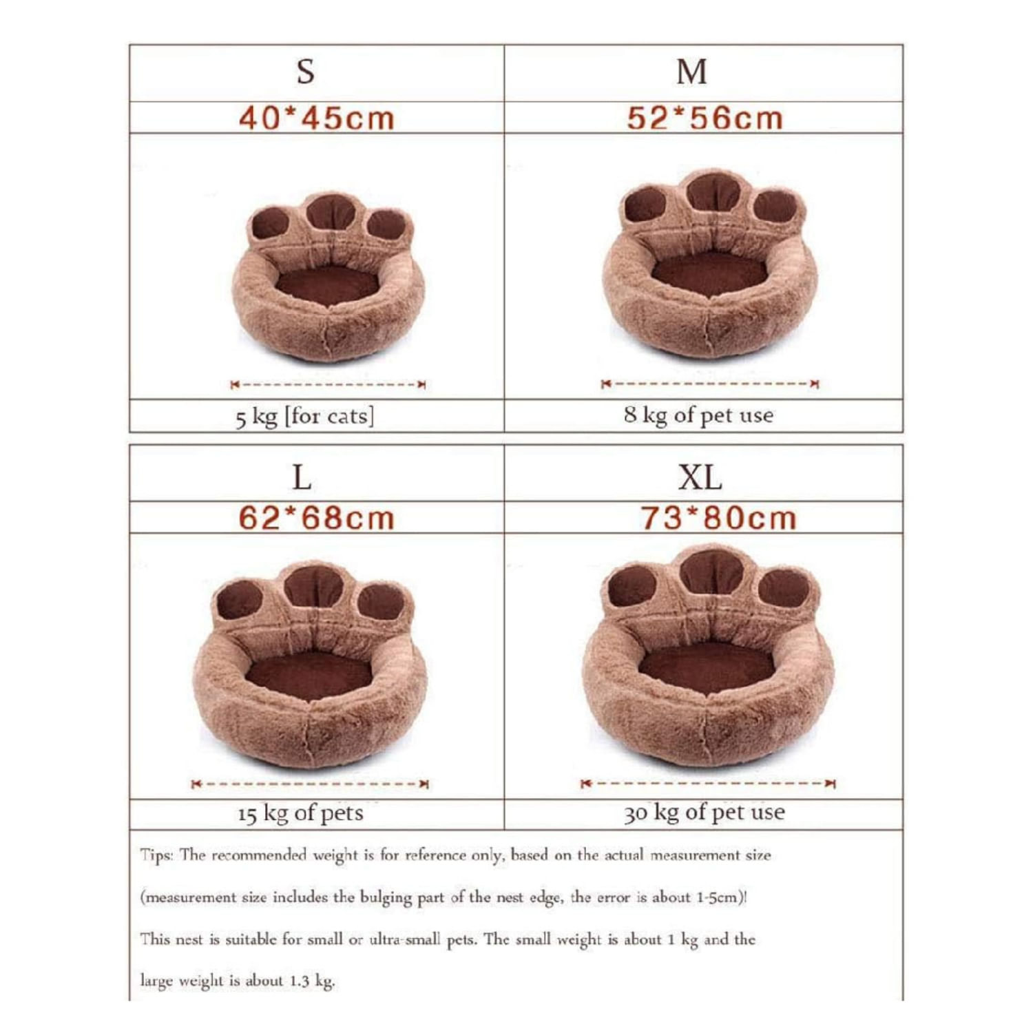 Que Patas Cama Pata de Oso - Tienda GO Pet Online