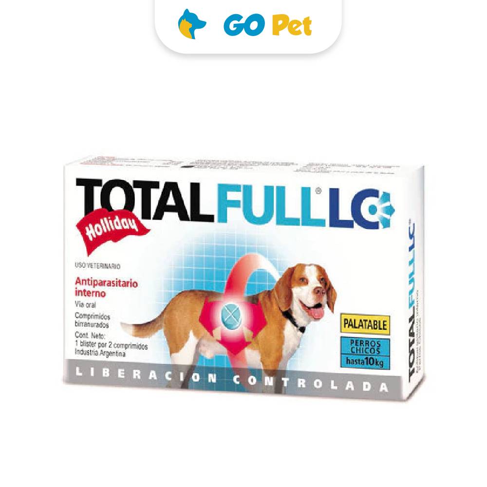 Holliday Total Full LC Perros Chicos x 2 Comprimidos - Antiparasitario ...