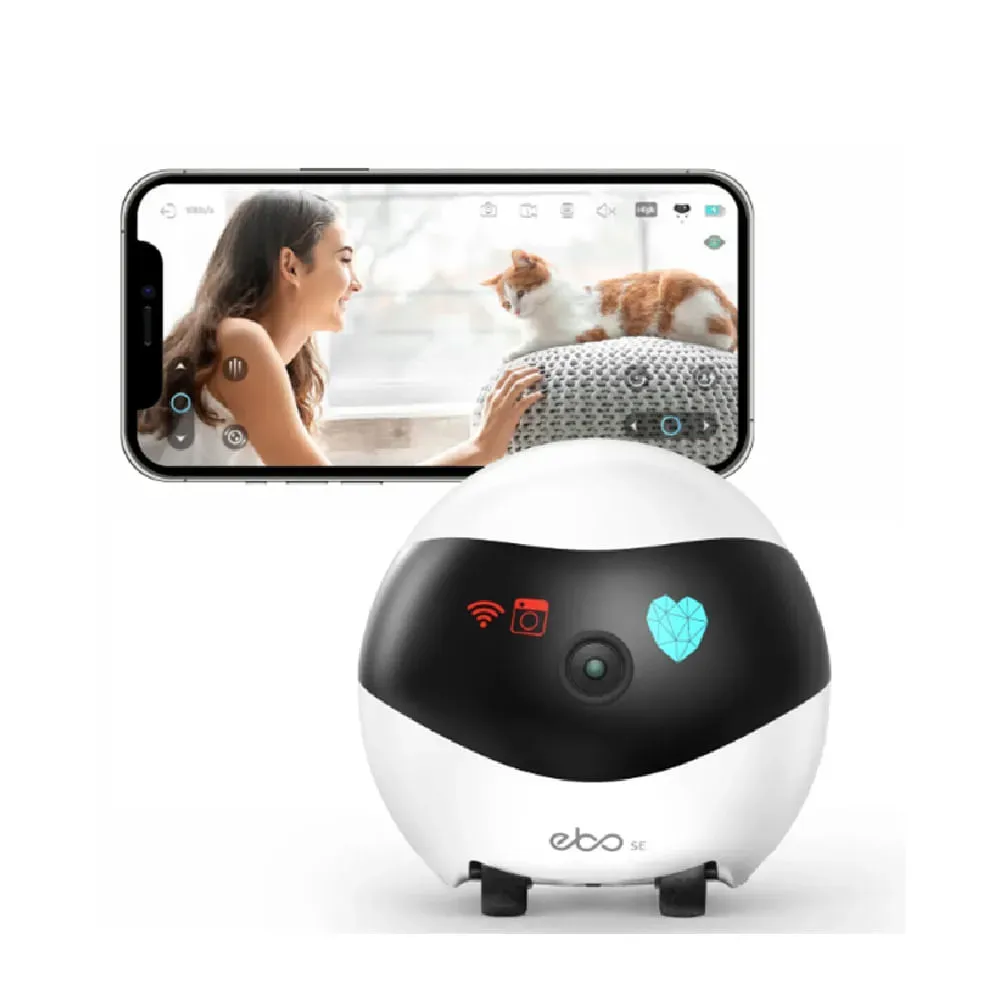 Enabot EBO SE Robot de compañía inteligente con cámara Full HD - Tienda ...